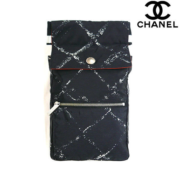 CHANEL | Bags | Chanel Line Nylon Waist Bag Black | Poshmark